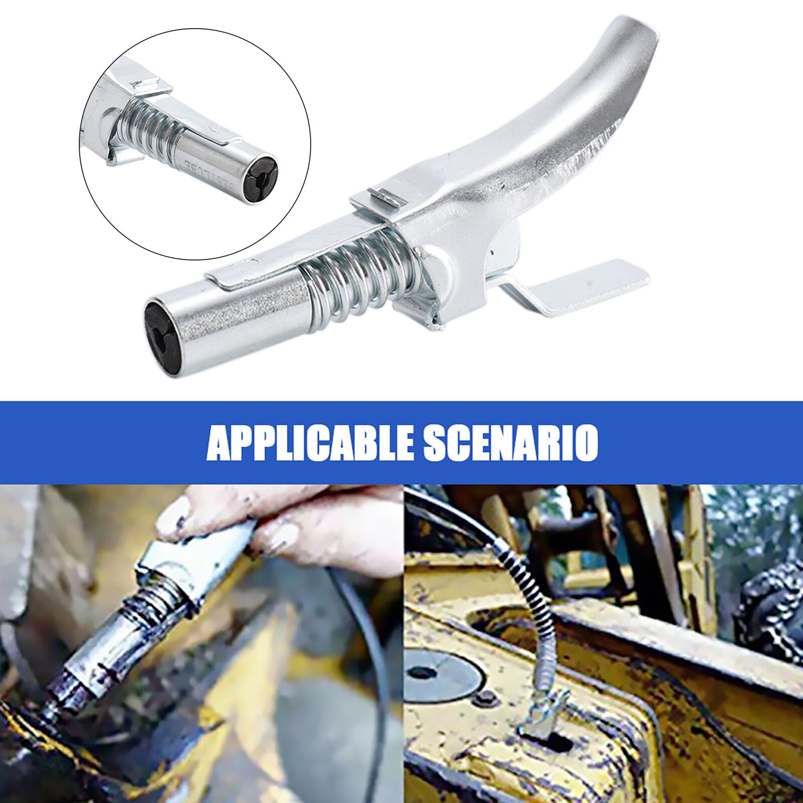 Grease Gun Coupler Cap Quick Release 10000psi High... – Grandado