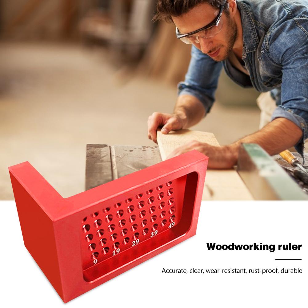 Woodworking Scriber Carpenter T-type Ruler Mark Li... – Grandado