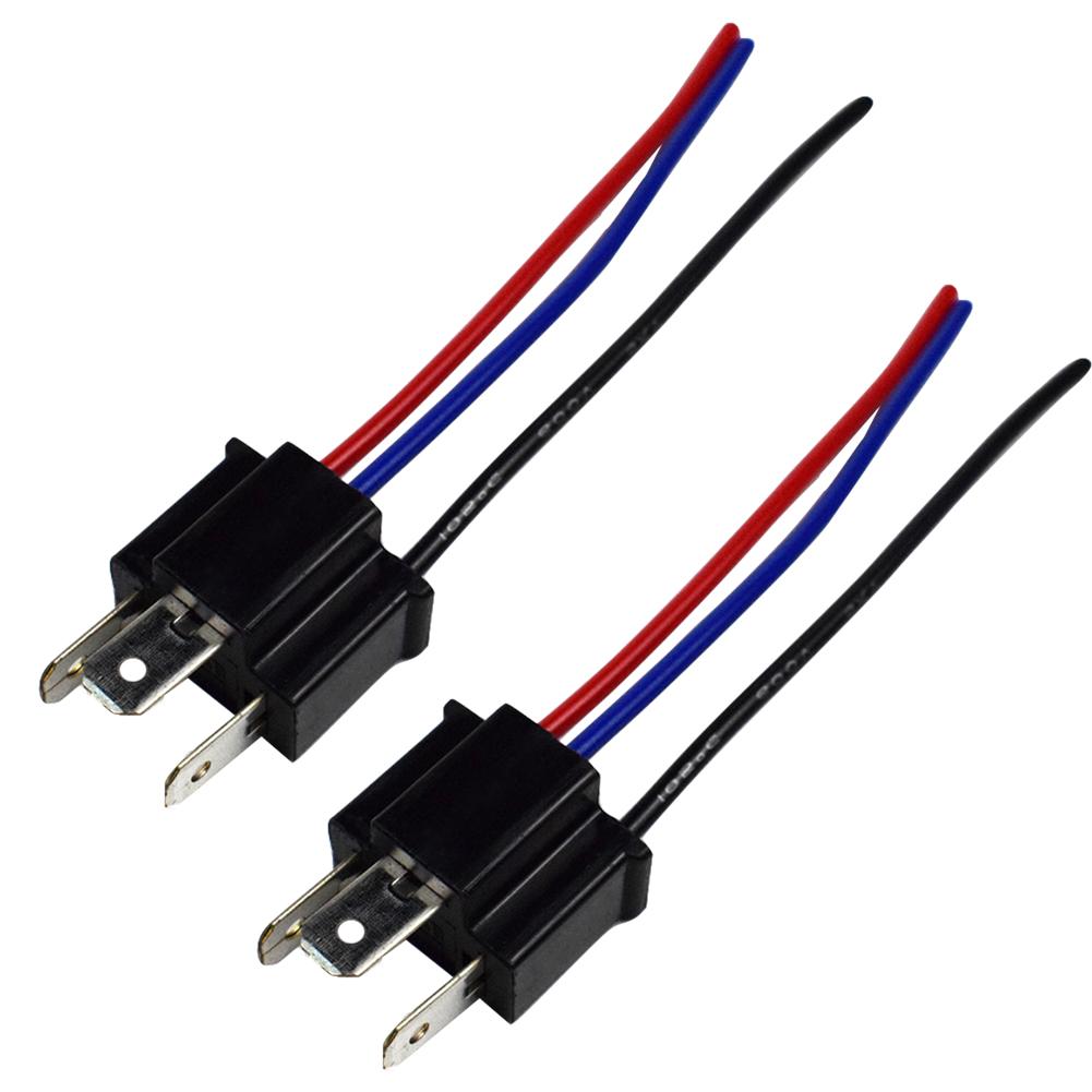 1 Paar 9003 H4 Bulb Socket Male Adapter Connector ... – Vicedeal