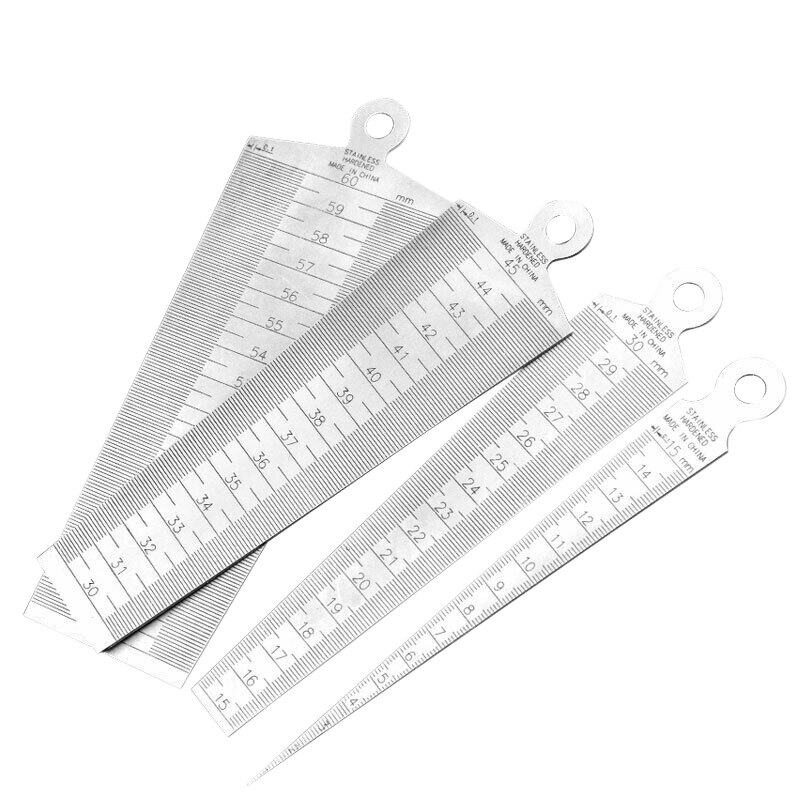 4PCS Wedge Feeler spaceHole Taper Gauge Stainless ... – Grandado