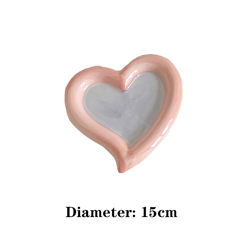 LadyCC Lovely Hand-painted Lovely Fat Plate Cerami... – Vicedeal