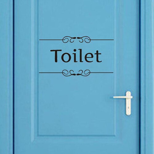 JJRUI Badkamer douche toilet deur Ingang Teken sti... – Vicedeal