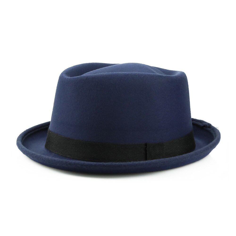 YY Small Brim Trilby Cap Men Retro Diamond Top Fed... – Grandado