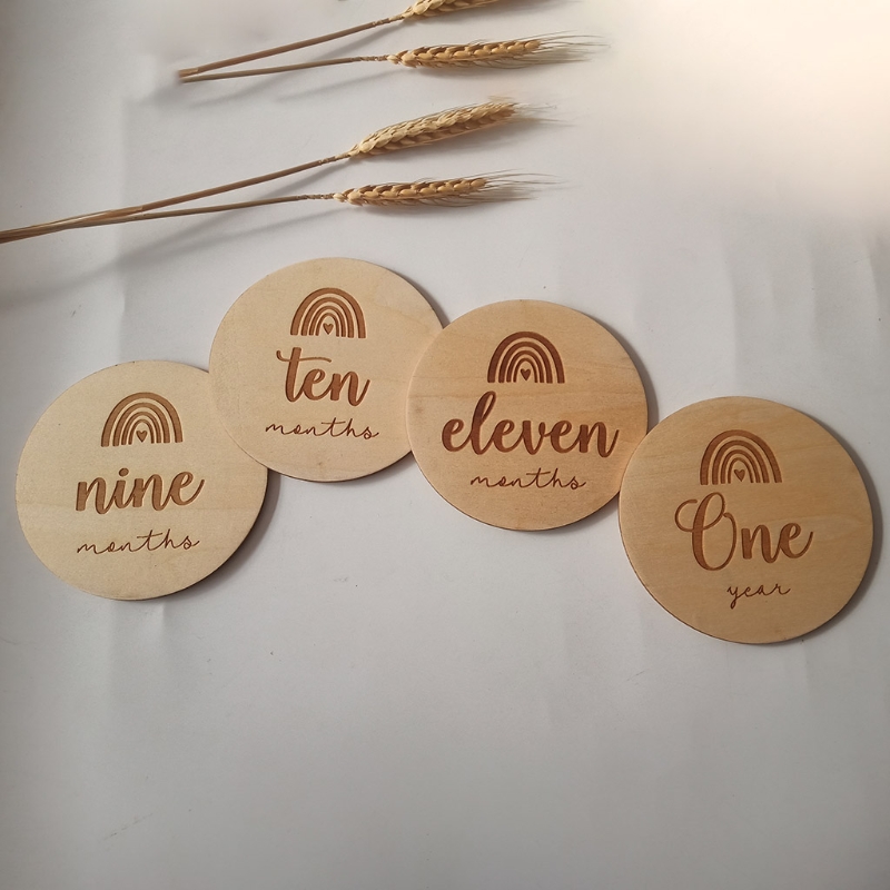 Baby Milestone Card Printed Milestone Circle Disc ... – Grandado