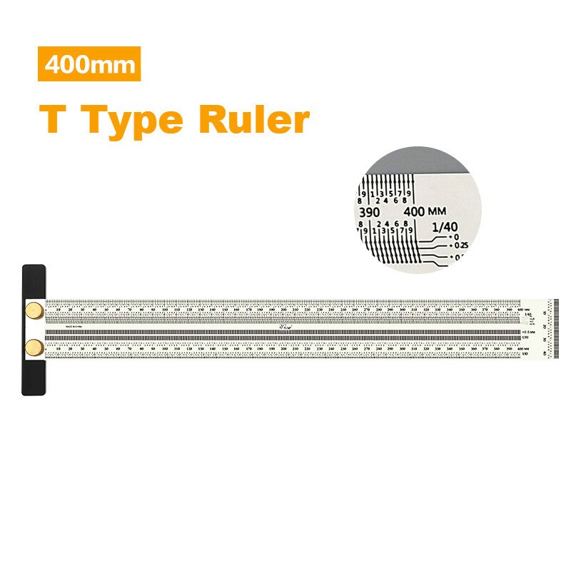 Precision Marking Ruler 200/300/400mm Stainless St... – Grandado