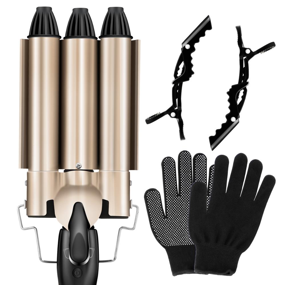 Hair Tools Curling Alloy Triple Barrel Hair Styler... – Vicedeal