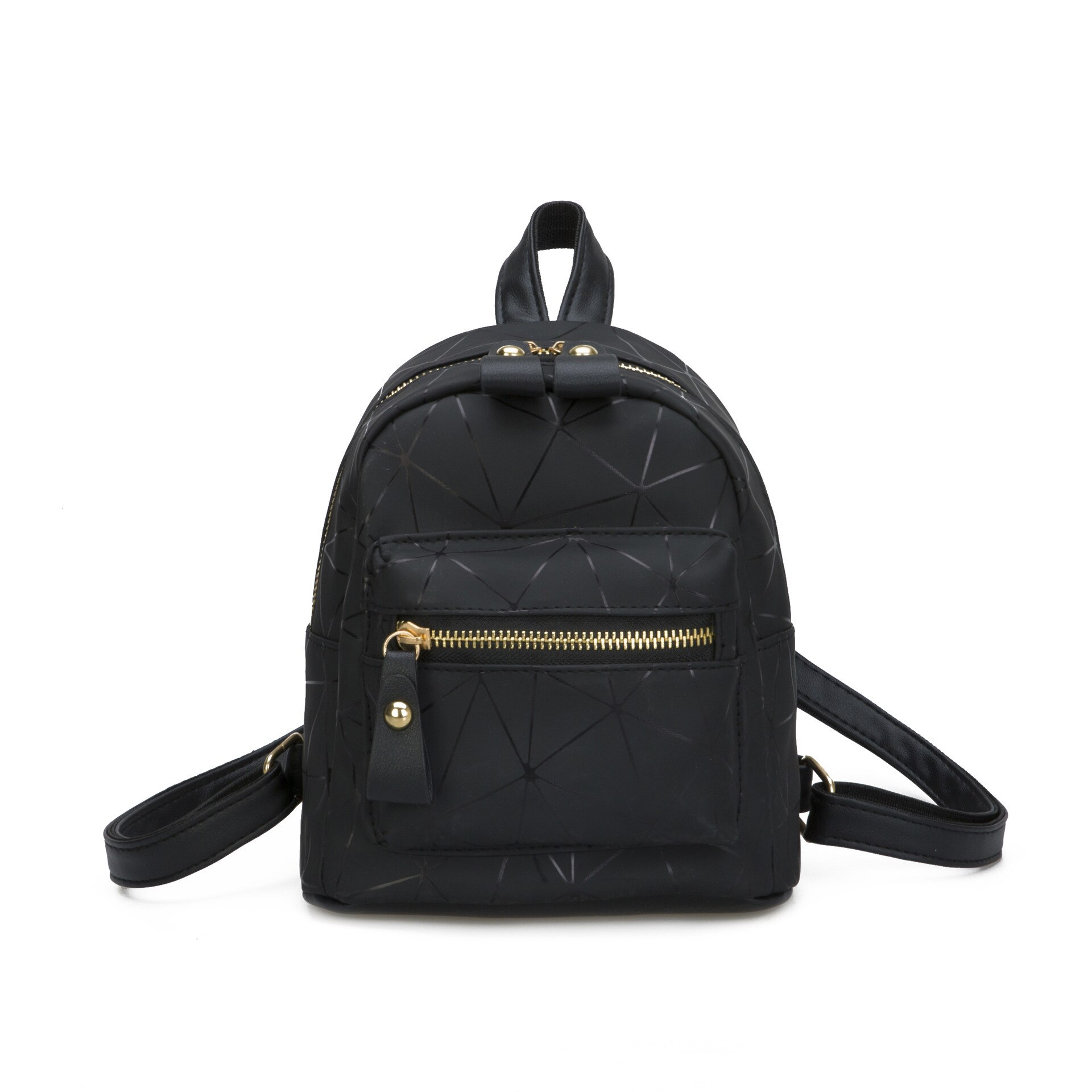 Women Backpack Diamond Lattice PU Leather Mini Bac... – Vicedeal