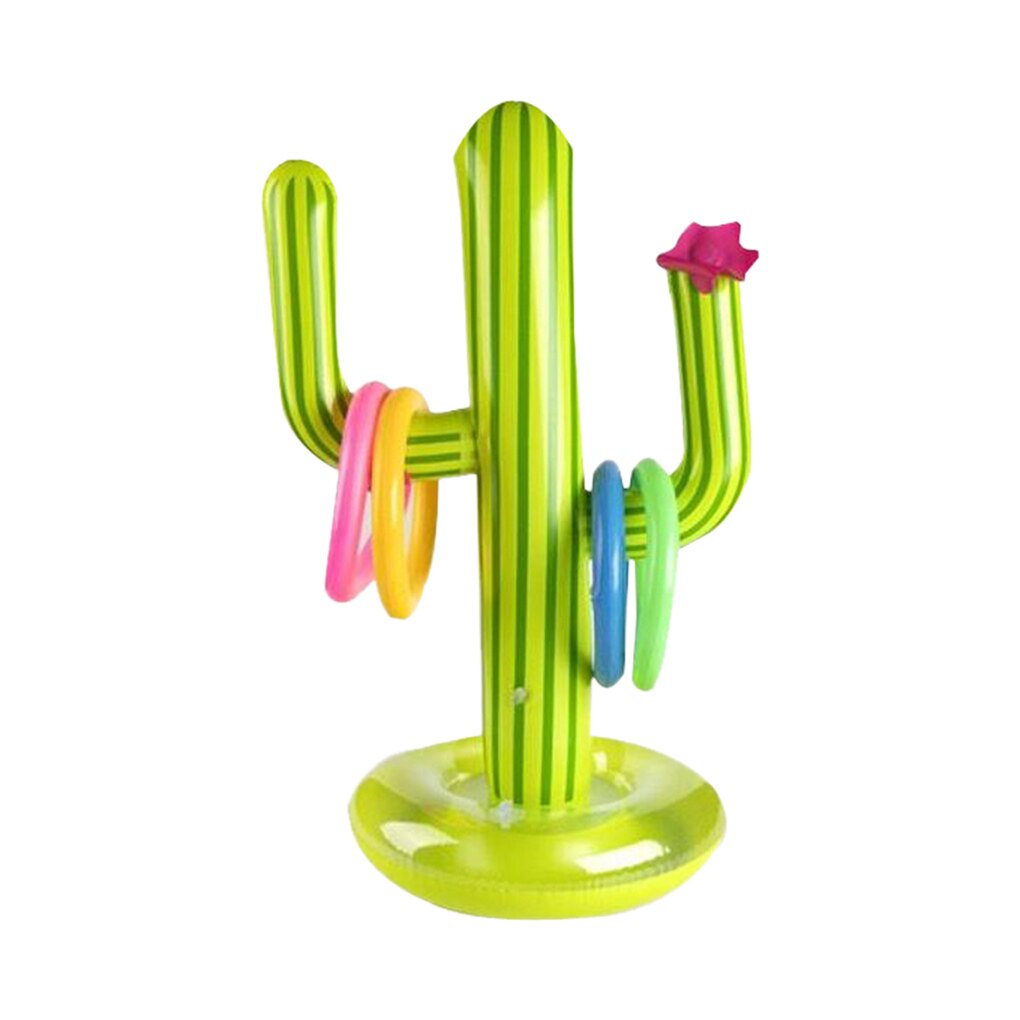 Toss Ring Cactus Inflatable Pool Ring Portable Wat... – Grandado