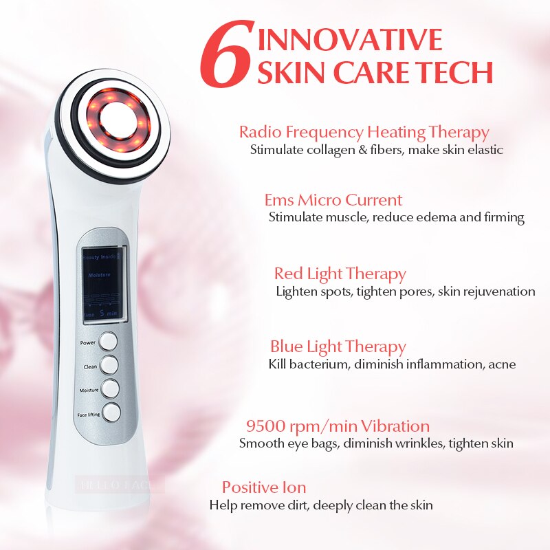 RF EMS Facial Lifting Beauty Machine Radio Mesothe... – Grandado