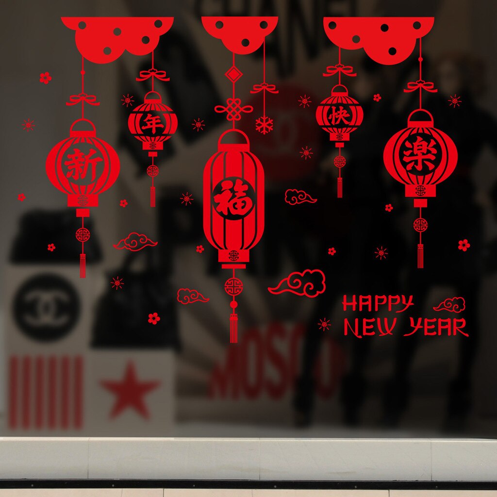 Stickers Chinese Jaar Muurtattoo Lente Festival Fu... – Grandado