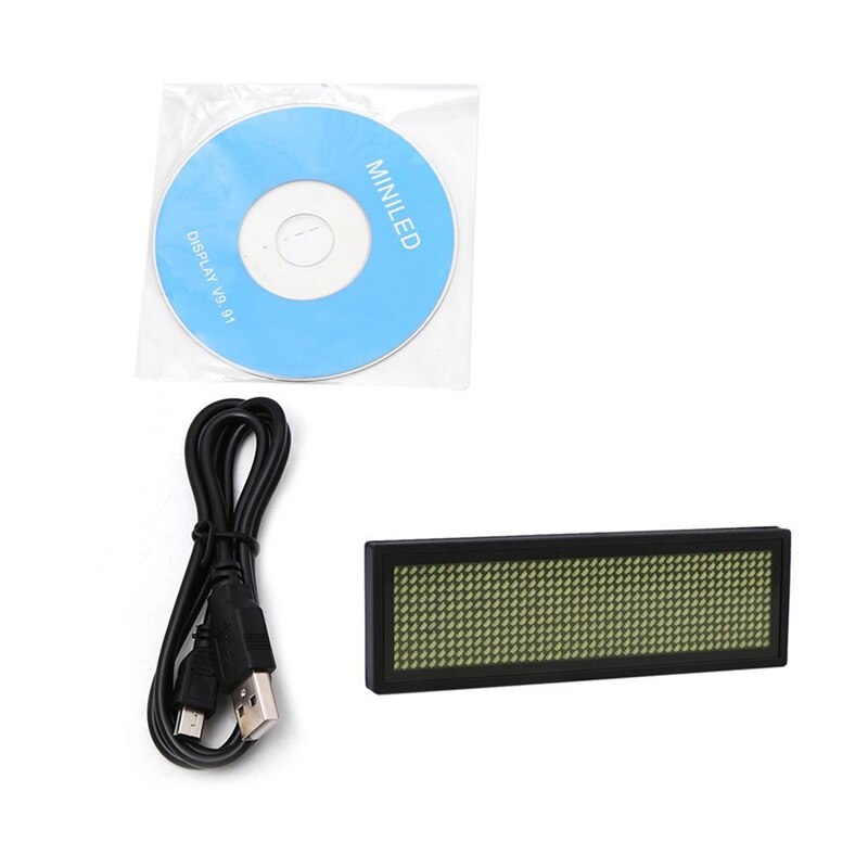 Programmable LED Digital Scrolling Message Name Ta... – Grandado