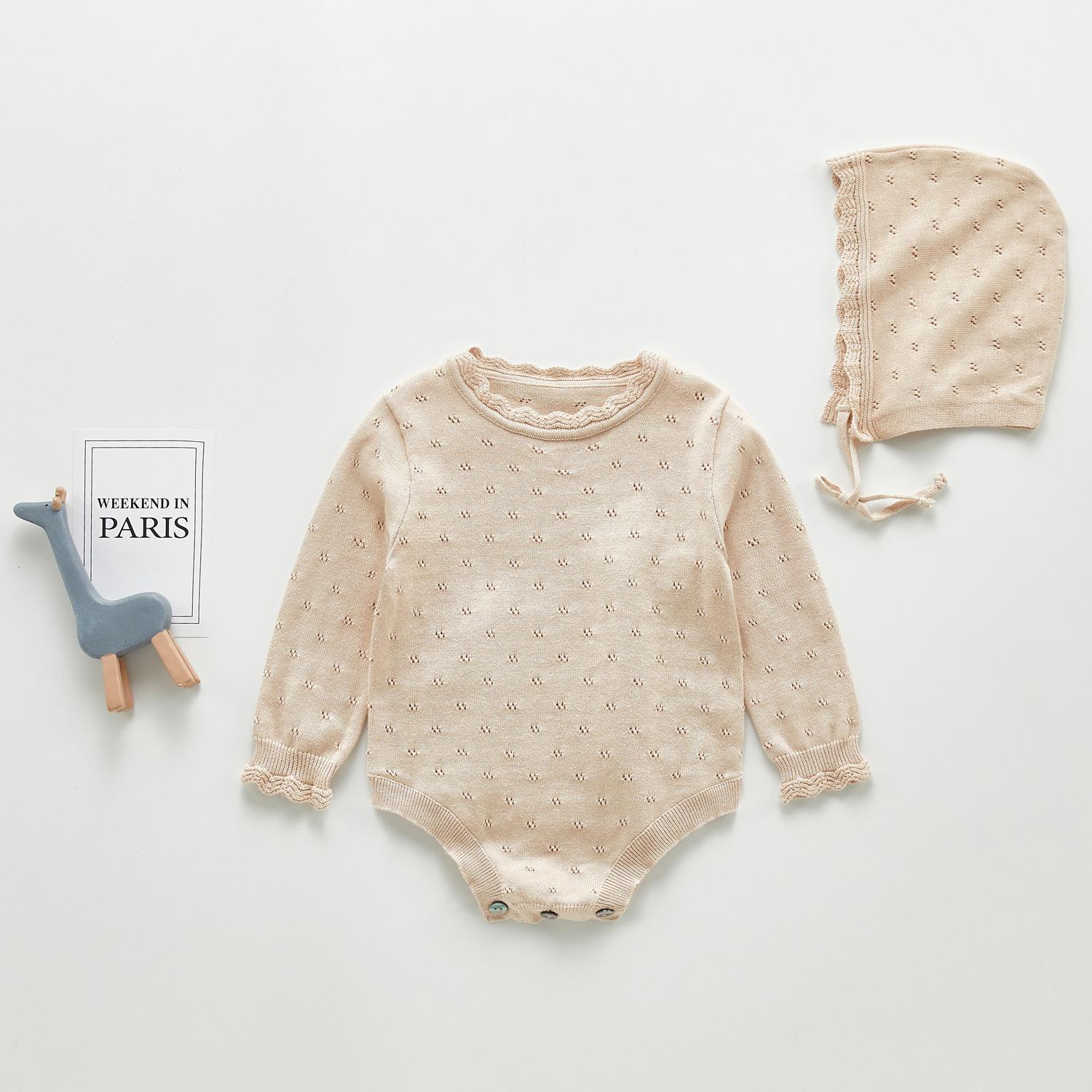 3357 Summer Baby Knitting Suit Long Sleeve Air Con... – Vicedeal