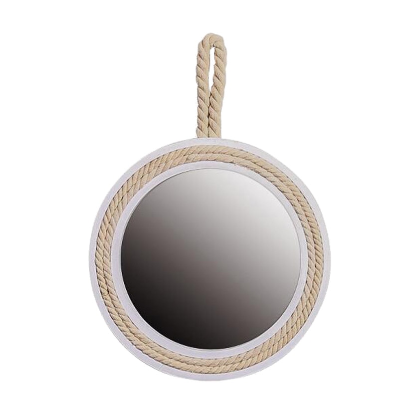 Vintage Hemp Hanging Mirror,Wall-mounted Mirror,Wa... – Vicedeal