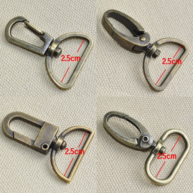 4/10Pc Meetee 25Mm Brons Metalen Gespen Karabijn S... – Grandado
