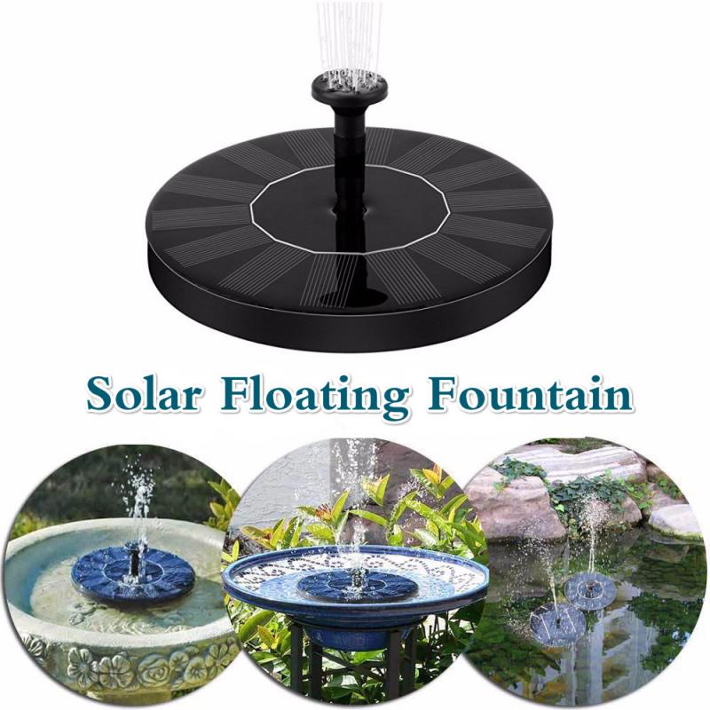 Outdoor Solar Floating Fountain 7V 1.4W Solar Powe... – Grandado