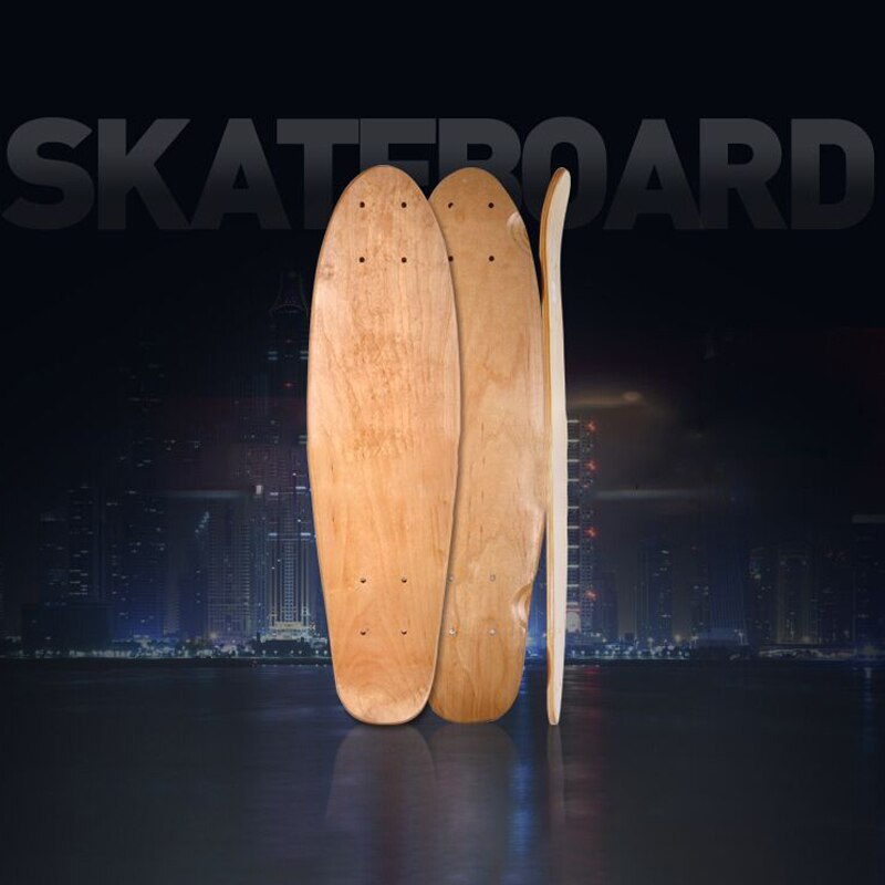 1Pcs Skateboard Natural Wood Longboard Mini Cruise... – Grandado