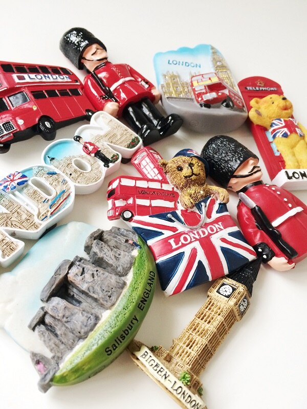 Metal 3D Fridge Magnets British Tourist Souvenir L... – Grandado