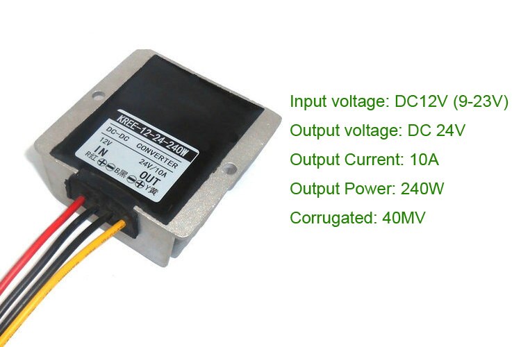 12 V naar 24 V 10A Step-up boost module DC-DC Volt... – Vicedeal