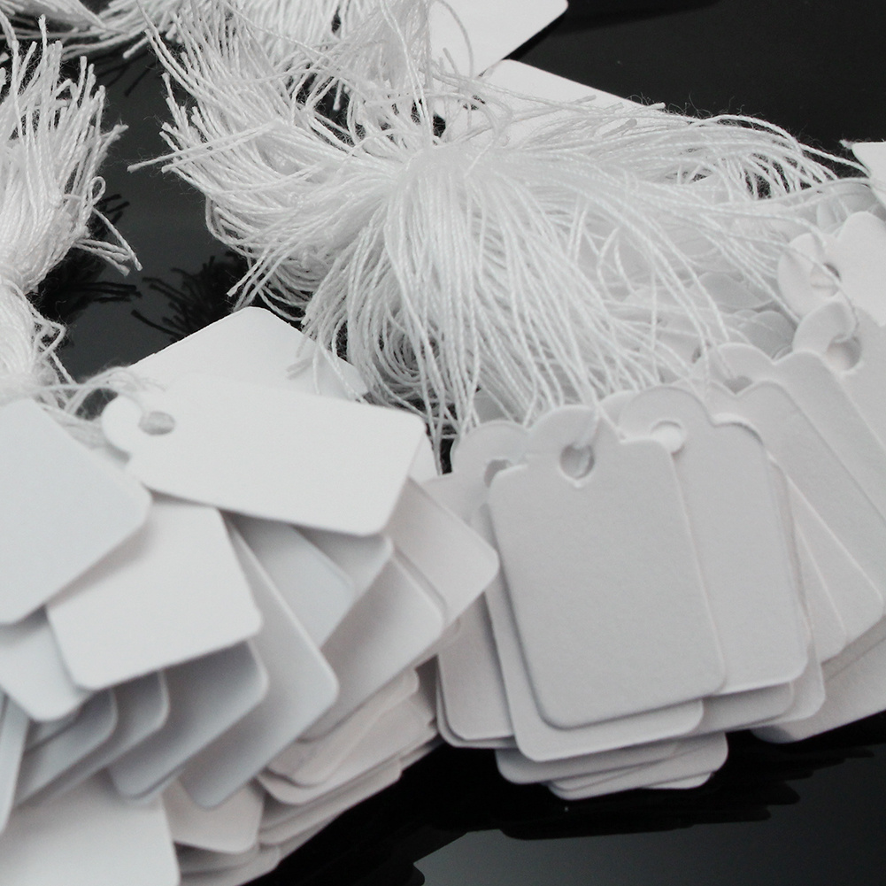 300pcs/Pack Blank White Price Label Paper Cards Re... – Grandado