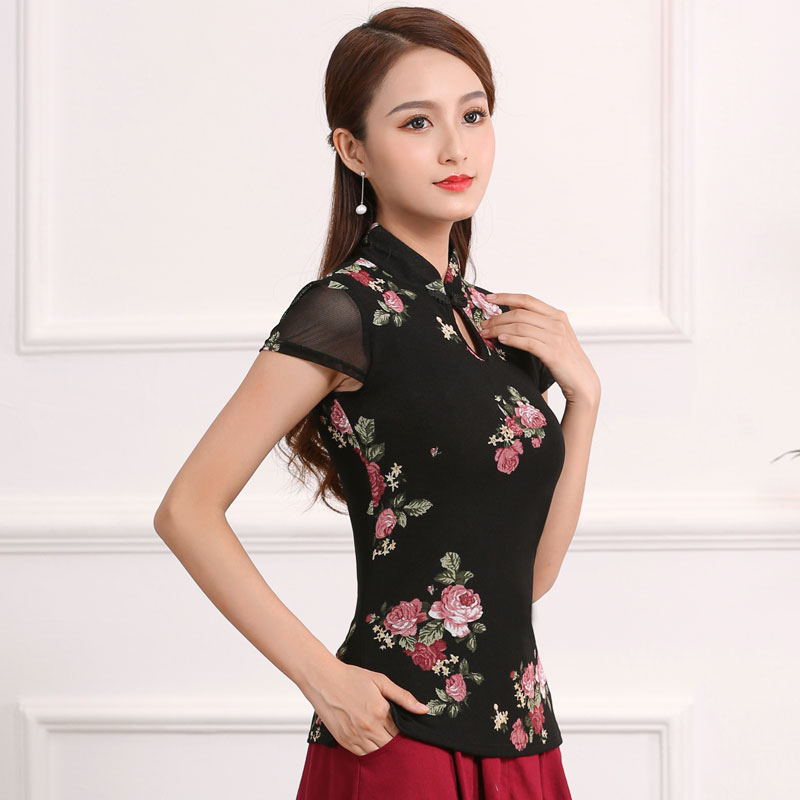 women Summer spring Modified Retro-Chinese Style S... – Grandado