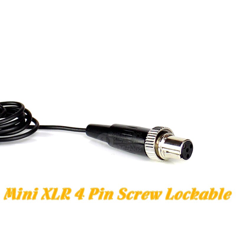 Mini XLR 4 Pins Lock Lavalier Microphone Clip Coll... – Grandado