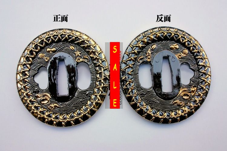 Handmade Japan Alloy Tsuba Round Guard For Japanes... – Grandado