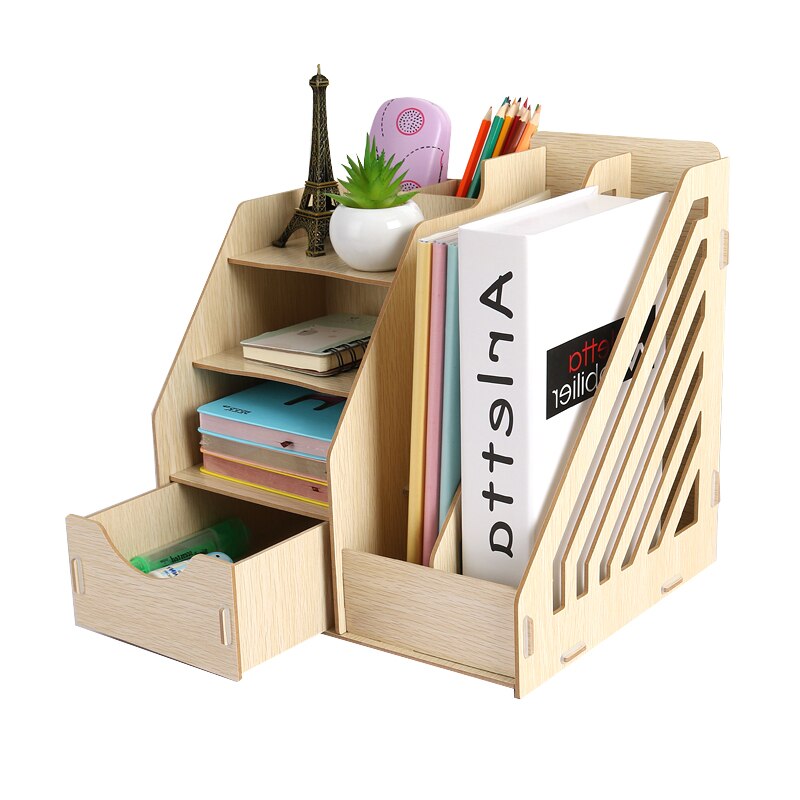 Wood Stationery Holders Multi Use Desktop Storage ... – Grandado