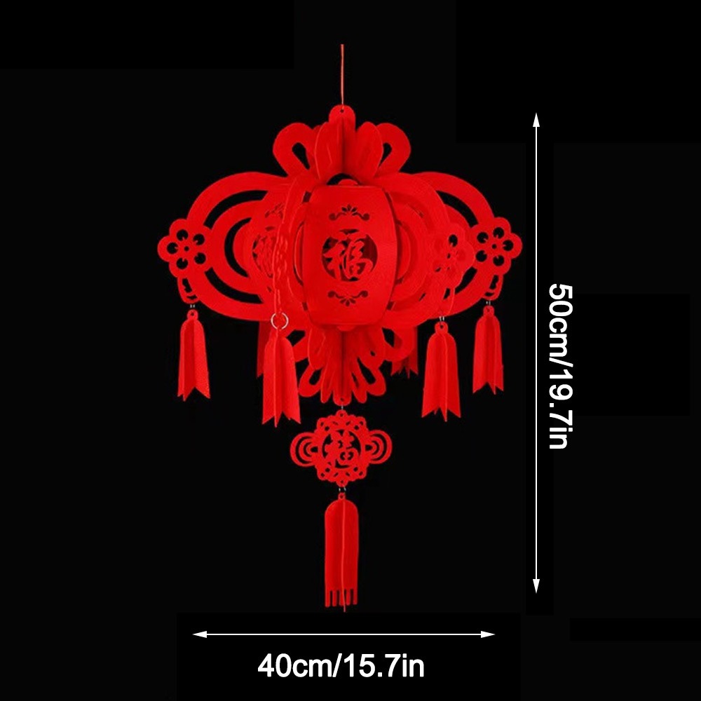 Non-woven Chinese Lantern Spring Festival Decorati... – Vicedeal