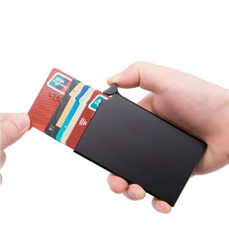 Anti-theft ID Credit Card Holder Porte Carte Thin ... – Grandado