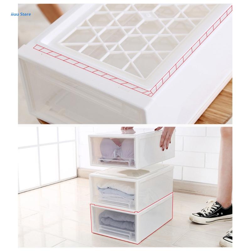 Drawer Type Plastic Clothes Storage Box Transparen... – Vicedeal