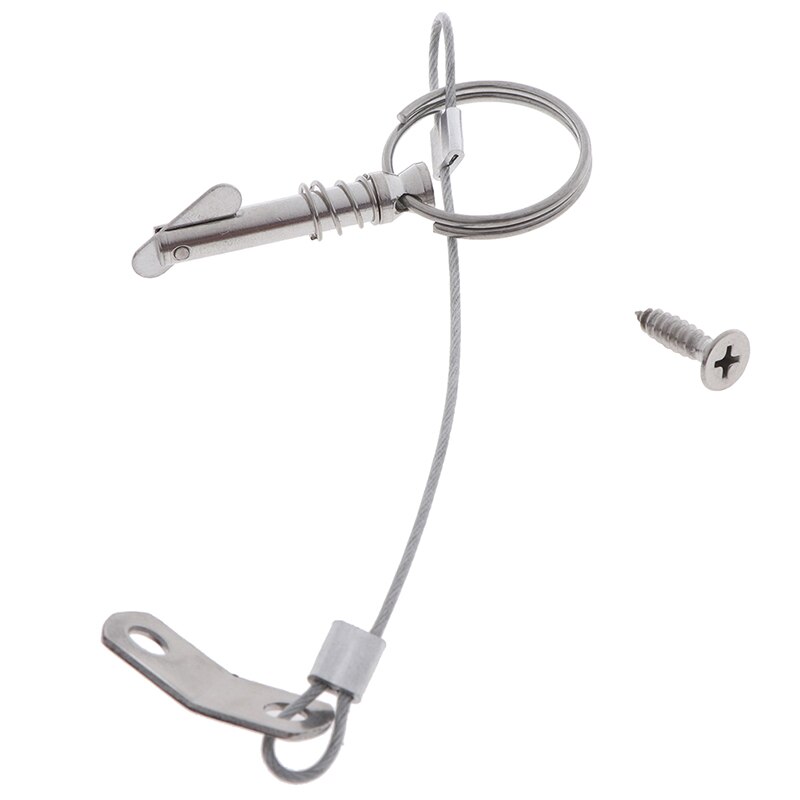 1 Pc 6.3 Mm 1/4 Inch Quick Release Pin Met Lanyard... – Grandado