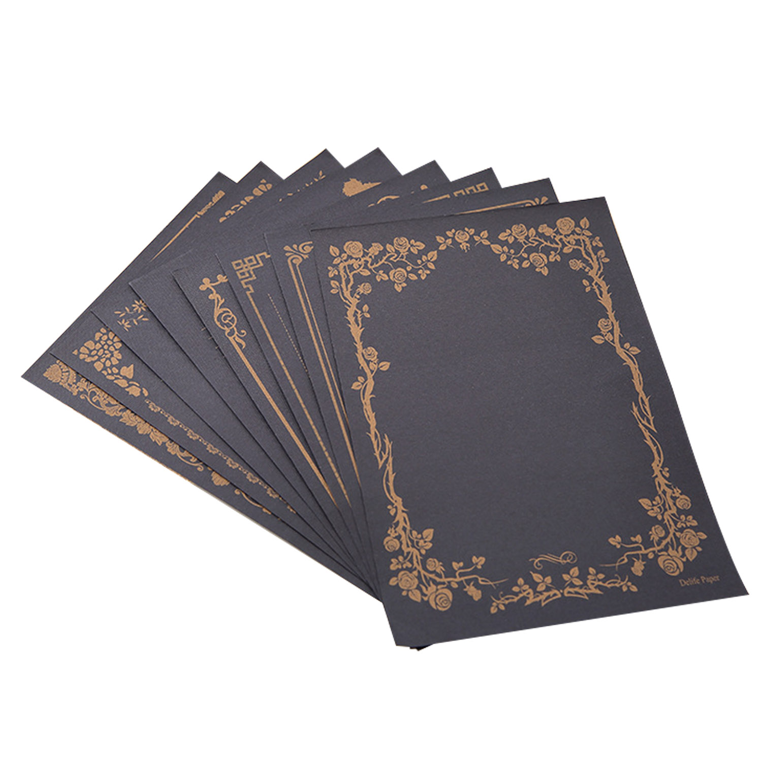 40 Sheets Assorted Style Vintage Retro Kraft Lette... – Grandado