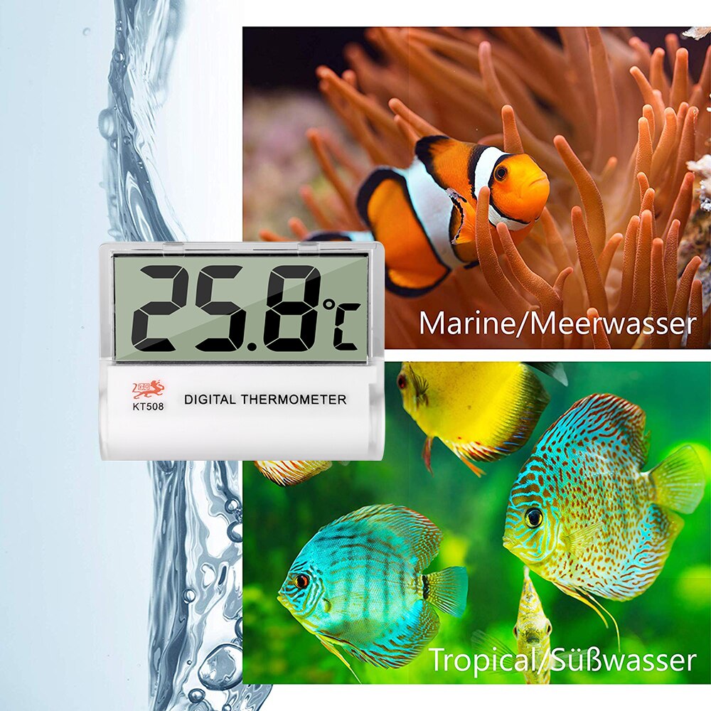 Lcd Digital Fish Tank Aquarium Thermometer Digital... – Grandado