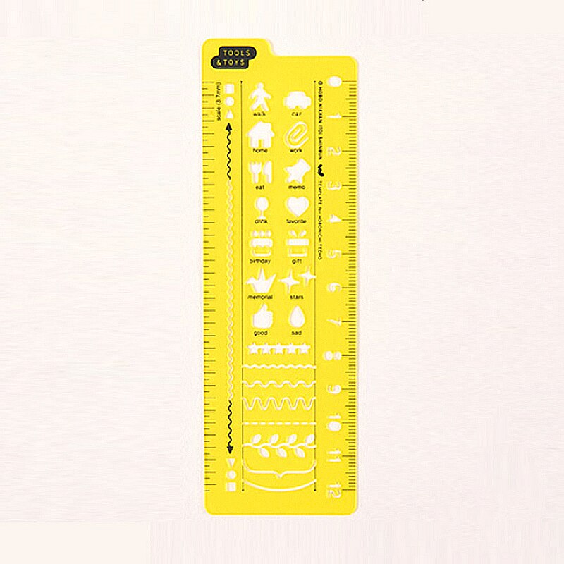 Japanese Template Image Ruler DIY Paper Card Paint... – Vicedeal