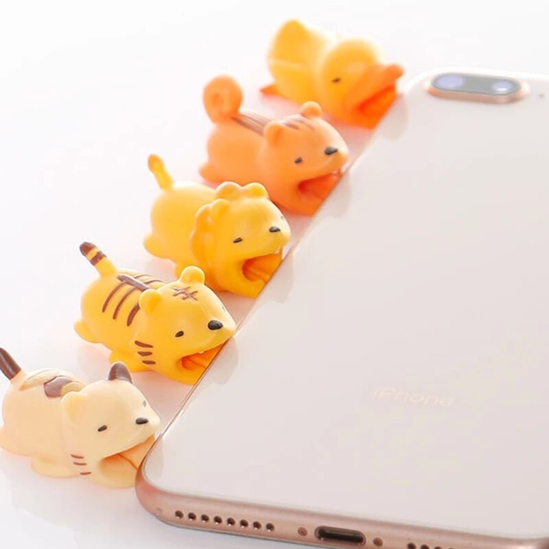 Cartoon Cable Protector Animal Usb Cable Earphone ... – Grandado