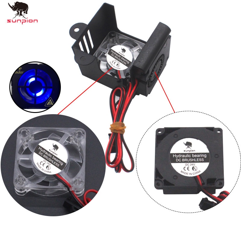 3D printer Accessories 4010 Fan LED Cooling Fan 24... – Grandado
