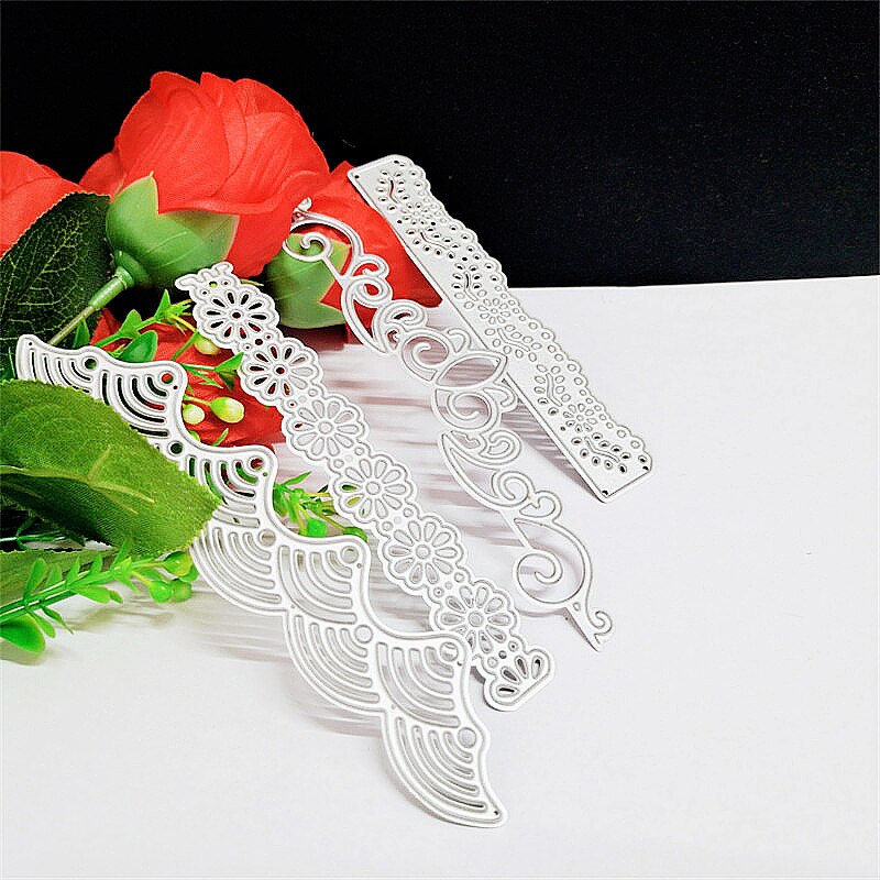 4Pcs/set lace Greeting card decoration Metal Cutti... – Vicedeal