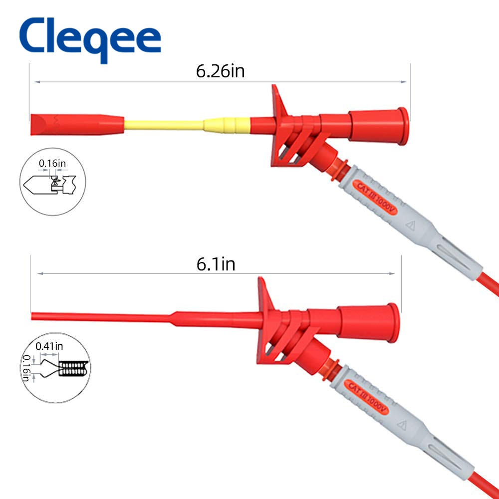 28PCS Multimeter Test Leads Kit Alligator Clips Hi... – Grandado