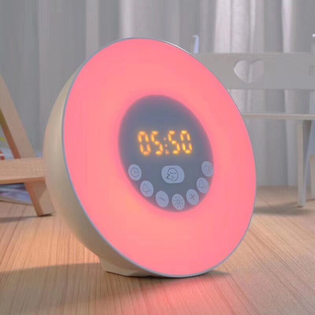 Wake Up Light Alarm Clock Sunrise Simulation Bluet Grandado