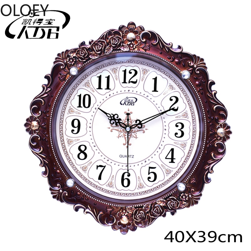 European 3d Wall Clock Vintage Retro Shabby Chic L... – Vicedeal