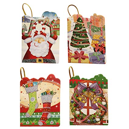 32Pcs Assorted Greeting Card Set Christmas Bling B... – Grandado