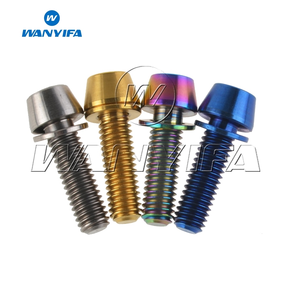 Wanyifa Titanium Bout Schroef M6x18mm M6x20mm Kege... – Grandado