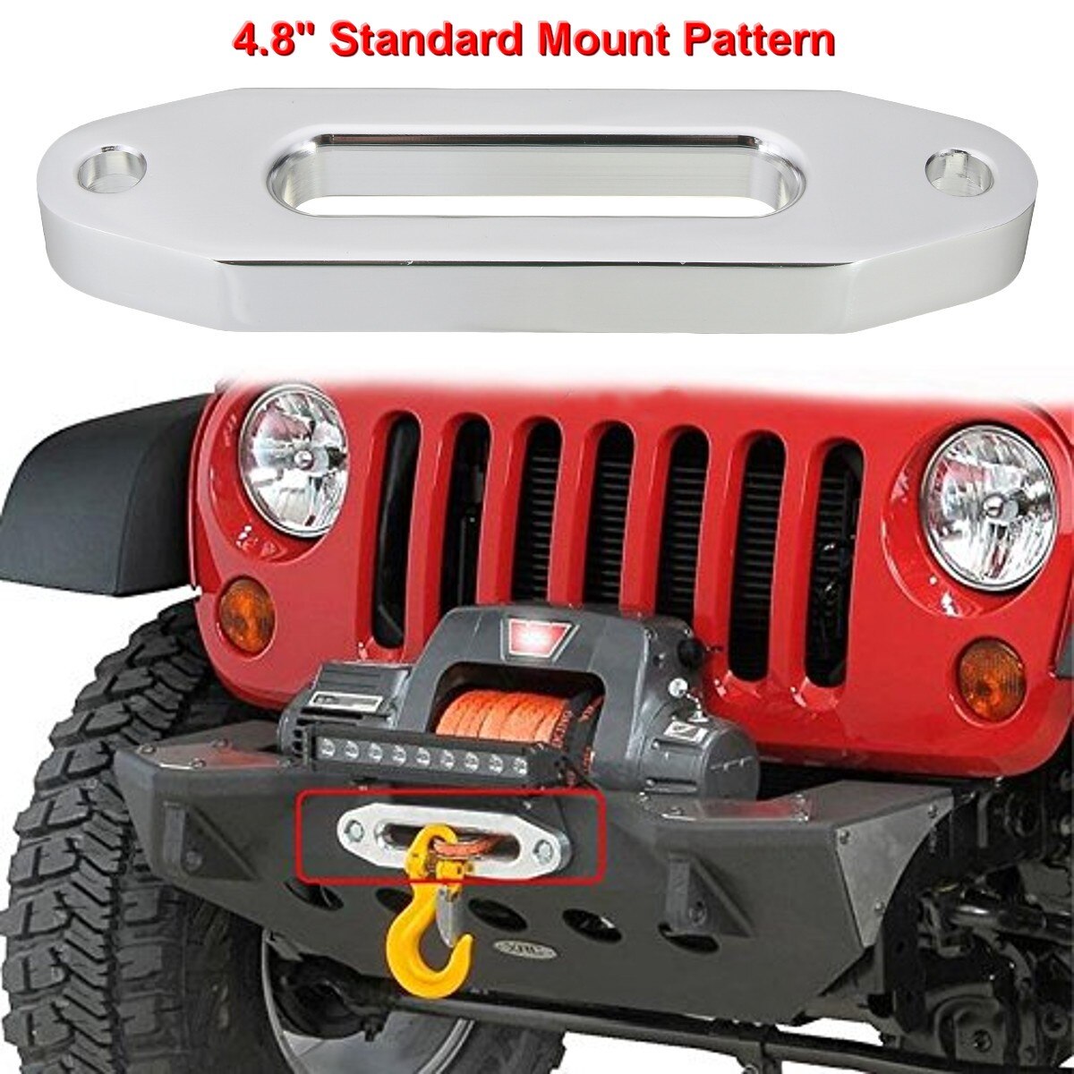 1 Pc 121 Mm 3000-4000lbs Alumimum Hawse Fairlead V... – Grandado