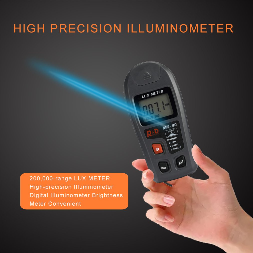 MT-30 Handheld Multifunction Digital Lux Meter 0.1... – Grandado
