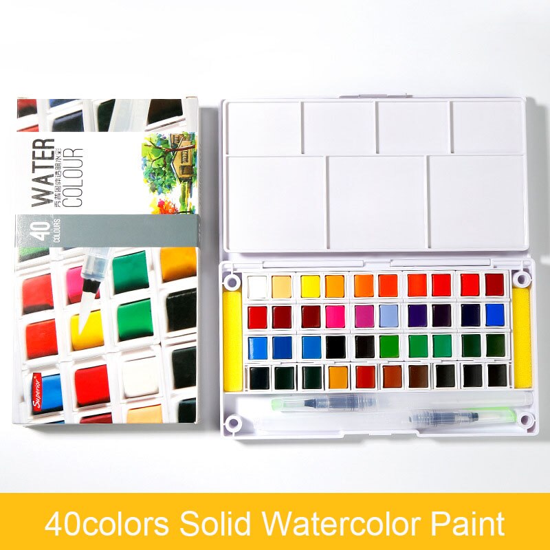 Superior 24/30/48 Colors Solid Watercolor Paint Se... – Grandado