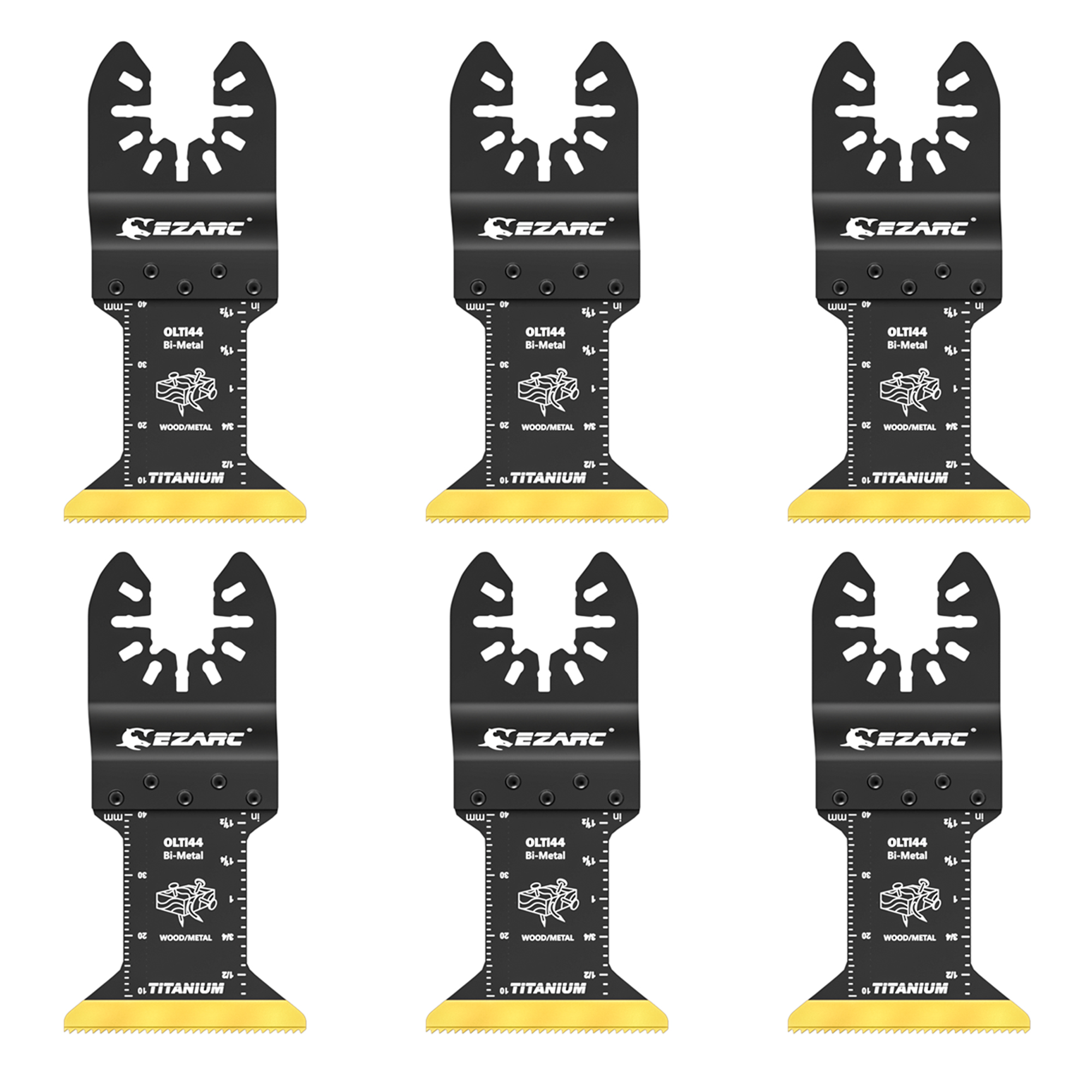 EZARC 3/6PCS Titanium Oscillating Blade Saw Blades... – Grandado