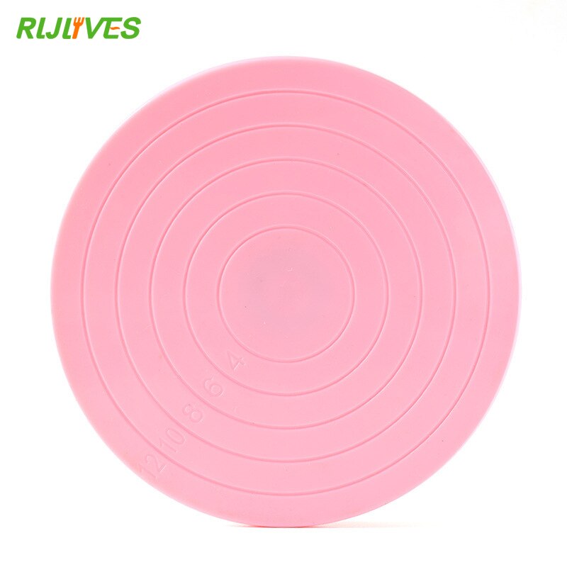 RLJLVIES 1Pc 14 cm Round Cake Turntable Plastic Pi... – Vicedeal