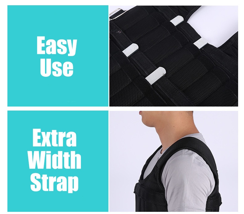15/35KG Loading Weight Vest For Boxing Weight Trai... – Grandado