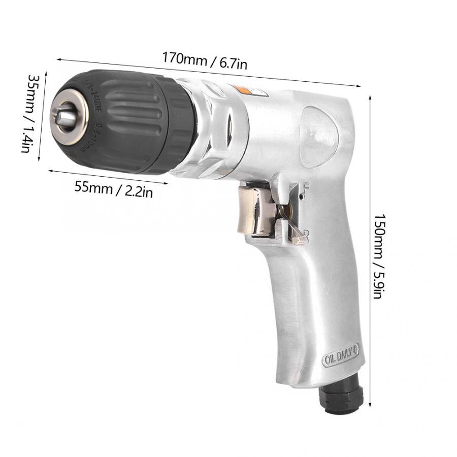 Air Drill 3/8in Self-Locking Reversible Switch Typ... – Vicedeal