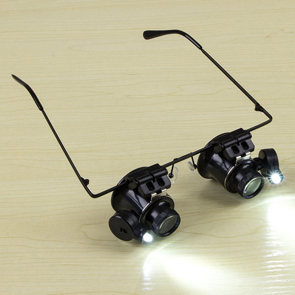 20X Glasses Type Double Eye Binocular Magnifier Wa... – Grandado